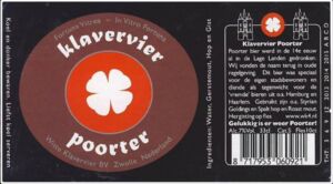 Drink Label: Klavervier Poorter (Witte Klavervier, NetherlandsCol:NL ...