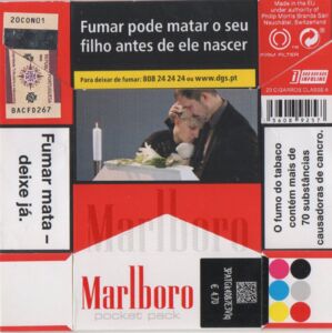Cigarette Pack: Marlboro pocket pack (PortugalCol:PT-CT-0119