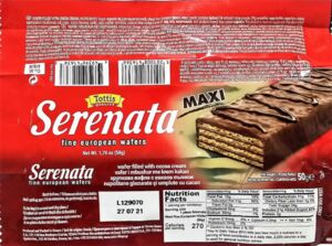 Chocolate Wrapper: Serenata Maxi (Tottis-Bingo A.E.B.E., GreeceCol:GR ...