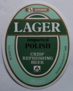 Drink Label: Lager Imported Polish (Browar Żywiec, PolandCol:PL-BEER-009449