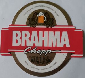Drink Label: Brahma Chopp (Cia Brahma do Brasil, BrazilCol:BR-BEER-000699