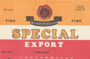 Drink Label: Special export (Browar Krotoszyn, PolandCol:PL-BEER-009645
