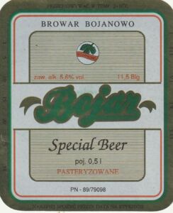 Drink Label: Bojan (Browar Bojanowo, PolandCol:PL-BEER-001165