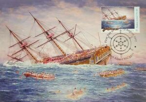 Tarjeta Postal: Wreck of HMS Pandora, 1791, and pistol (Australia ...