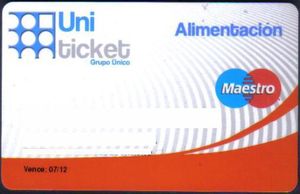 Bank Card: Uniticket Alimentación (Banco Occidental de Descuento ...