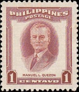 Stamp: Manuel L. Quezón (1878-1944) (Philippines(Famous Filipinos (1952 ...