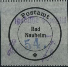 Stamp: Provisional Issue (Germany, Local Post(Bad Nauheim) Mi:DE-BADn A2