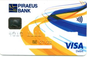 Bank Card: Piraeus Bank Visa Debit - 02/19 (Piraeus Bank Bulgaria AD ...