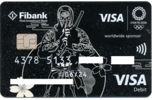 Bank Card: FiBank Visa Debit Tokyo 2020 Worldwide Sponsor - 10/19/000 ...