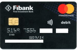 Bank Card: Fibank Mastercard Debit Black - 01/19/008 (First Investment ...