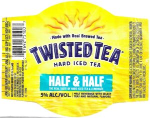 Drink Label: Twisted Tea Half & Half (Twisted Tea Brewing Co., United ...