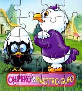 Meal Toy: Calimero & Maestro Gufo (Kinder Surprise, Europe(Calimero ...