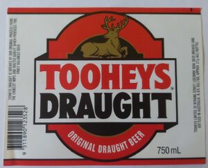 Drink Label: Tooheys Draught (Tooheys, AustraliaCol:AU-BEER-000115