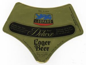 Drink Label: Deluxe lager (Leopard brewery, New ZealandCol:NZ-BEER-000125