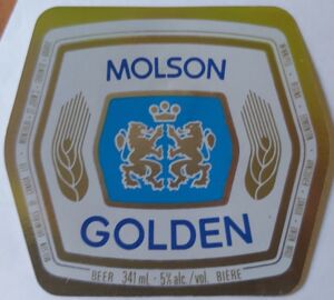 Etiqueta de Bebida: Molson Golden (Molson Canada, Canadá) Col:CA-BEER ...