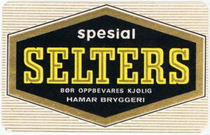 Drink Label: Special Selters (Hamar Bryggeri, NorwayCol:NO-SODA-000071 🏷️