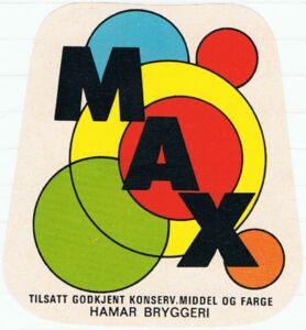 Drink Label: Max (Hamar Bryggeri, NorwayCol:NO-SODA-000072