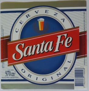 Drink Label: Santa Fe Cerveza Original (Industrial Cervezera S.A ...