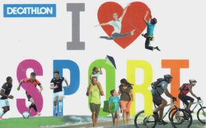 Gift Card: I Like Sport (Décathlon, Belgium(Décathlon) Col:BE-DEC-048-050g