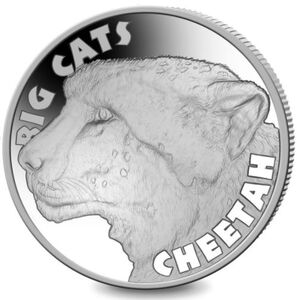 Coin: 1 Dollar (Big Cats - Cheetah) (Sierra Leone(2020 - Big Cats) Col ...