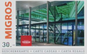 Gift Card: Tormax (Migros, Switzerland(Migros) Col:CH-MIG-2117-030-V8 💳