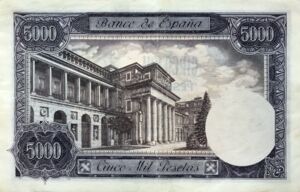 Banknote: 5,000 Pesetas (Spain) (1976 Issue) Wor:P-155a