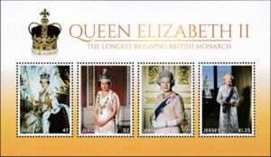 تمبر: Longest Reigning British Monarch (جرسی(The Longest Reigning ...