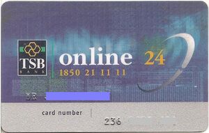 Bank Card: TSB Bank (TSB Bank, IrelandCol:IE-GM-0028