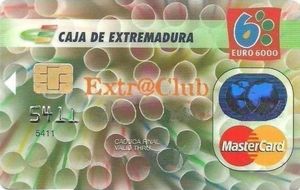 Bank Card: Caja Extremadura Extr@Club (Caja de Extremadura, SpainCol:ES ...