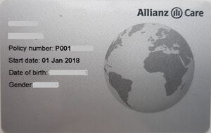 Functional Card: Allianz Worldwide Care (Insurance, Luxembourg(Allianz ...