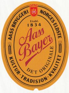 Etiqueta de Bebida: Bayer (Aass Brewery, NoruegaCol:NO-BEER-000191