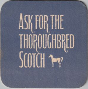 Beer Coaster: White Horse (Diageo USVI, United Kingdom of Great Britain ...