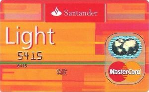 Bank Card: Santander Light - 2 (Banco de Santander, SpainCol:ES-MC-0151