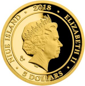 Coin: 5 Dollars (Fairy Tales of Moss and Fern - Křemílek) (Niue ...