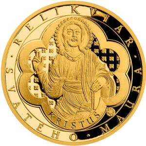 Moeda: 10 Dollars (Saint Maura reliquary - Christ) (Niuê(Numismatic ...