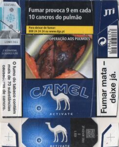 Cigarette Pack: Camel activate (PortugalCol:PT-CT-0130