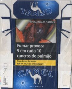 Cigarette Pack: Camel activate (PortugalCol:PT-CT-0130