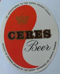 Drink Label: Ceres Beer (Ceres Breweries, DenmarkCol:DK-BEER-000422