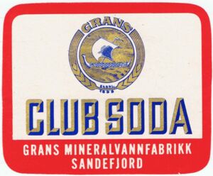 Drink Label: Club soda (Grans Brewery, NorwayCol:NO-SODA-000130