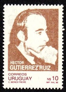 Stamp: Hector Gutierrez Ruiz (UruguayCia:UY 1205a