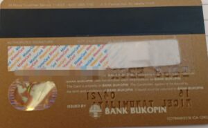 Bank Card: Bank Bukopin - Gold Master (Bank Bukopin, IndonesiaCol:ID-MC ...