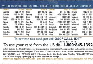 Phonecard: Bonus Calling Card -Credit card required for activation (IDT ...