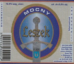 Drink Label: Leszek (Browar Znin, PolandCol:PL-BEER-009805