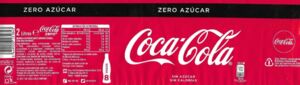Drink Label: Coca-Cola Zero Azucar (Coca-Cola European Partners Iberia ...