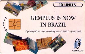 Tarjeta Telefónica: Gemplus is now in Brazil (Test, Proof, Sample ...