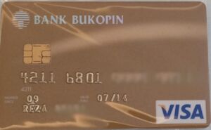 Bank Card: Bank Bukopin - Gold Visa (Bank Bukopin, Indonesia) Col:ID-VI ...