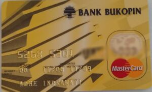 Bank Card: Bank Bukopin - Regular Master (Bank Bukopin, IndonesiaCol:ID ...