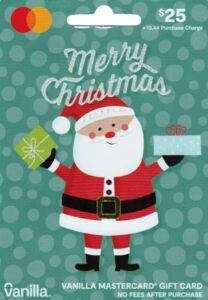 Gift Card: Santa (MasterCard, United States of America) (Vanilla) Col ...