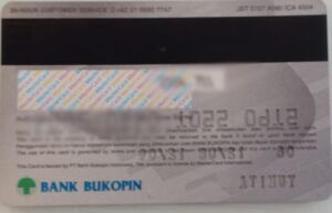 Bank Card: Bank Bukopin - Regular Master (Bank Bukopin, IndonesiaCol:ID ...