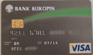 Bank Card: Bank Bukopin - Regular Visa (Bank Bukopin, IndonesiaCol:ID ...
